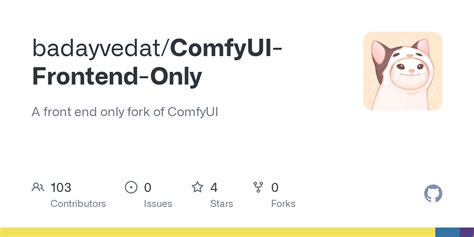 github badayvedat comfyui frontend only a front end only fork of comfyui