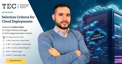 Technology Evaluation Centers On Linkedin Cloudstrategy Webinar