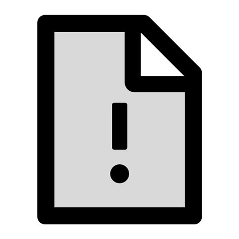 File Exclamation Vector Svg Icon Svg Repo