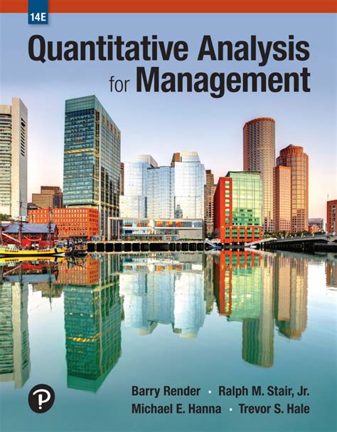 ebook pdf quantitative analysis for management 14th edition by barry