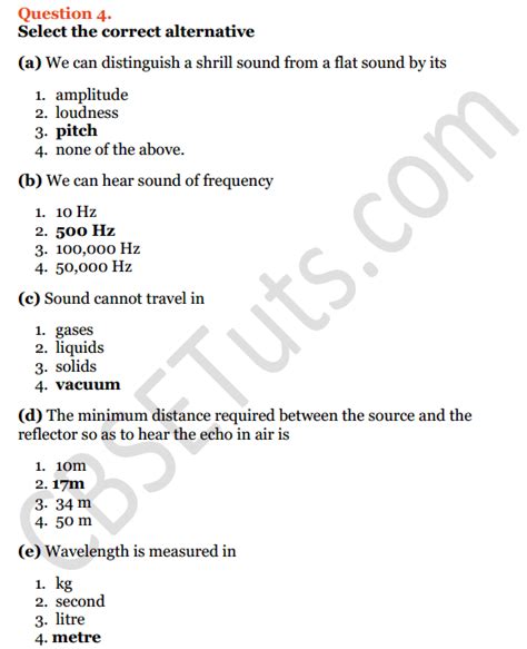 Selina Concise Physics Class 7 Icse Solutions Chapter 6 Sound Cbse Tuts