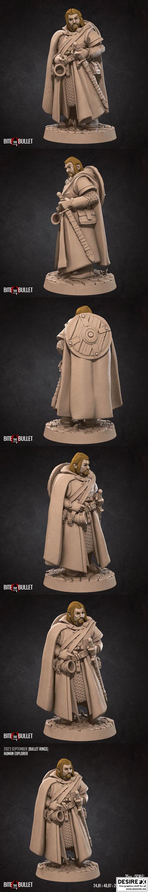 Desire Fx 3d Models Bite The Bullet Human Explorer 3d Print Model