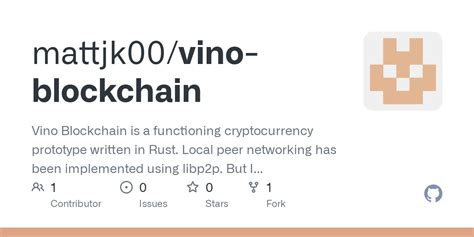 GitHub Mattjk Vino Blockchain Vino Blockchain Is A Functioning Cryptocurrency Prototype