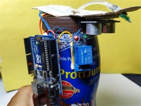 simple automatic arduino hand sanitizer