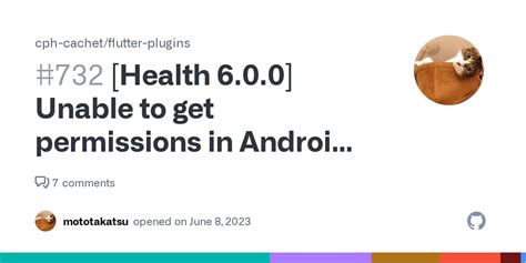 Health 6 0 0 Unable To Get Permissions In Android Health Connect Issue 732 Cph Cachet