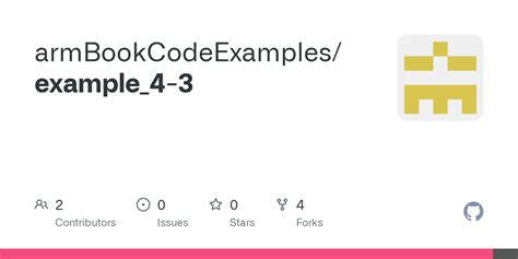 GitHub ArmBookCodeExamples Example