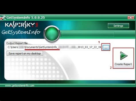 How To Create A Report File Using GetSystemInfo Utility YouTube