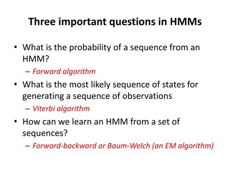 Input Output Hmms For Modeling Network Dynamics Ppt Download