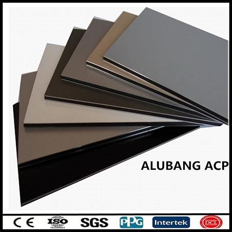 Nano Pe Coating Alubang Aluminum Composite Panel Decoration Material