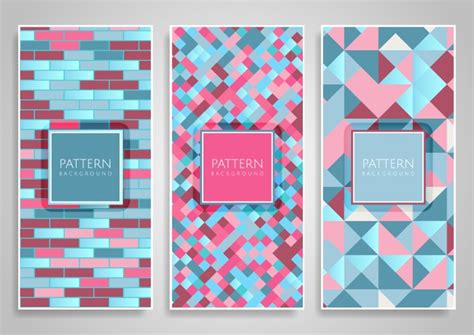 Abstract Various Colorful Header Set Collection Vector Image