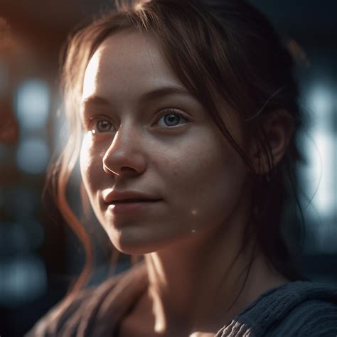 Premium Photo A Character Portrait Woman