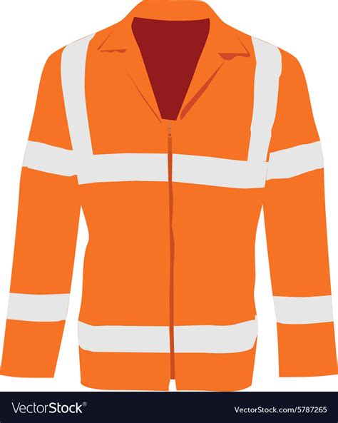 Safety Jacket Royalty Free Vector Image Vectorstock