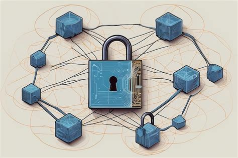 Premium AI Image Unlocking Trust A Visual Allegory Of Blockchain Security And Transparency Key