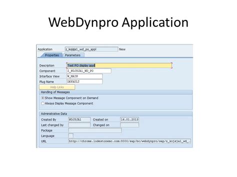 standard web dynpro components billarunner