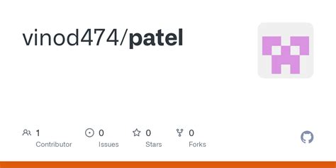 Github Vinod474patel
