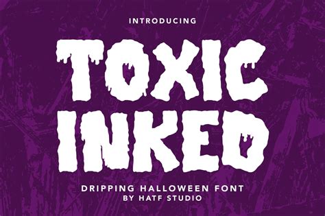 Toxic Inked Regular Premium Font