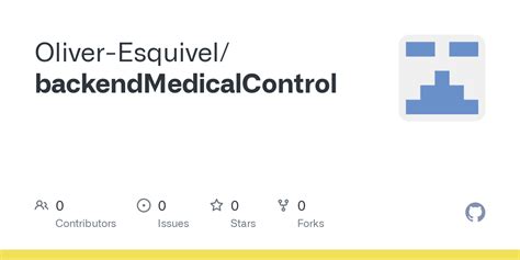 GitHub Oliver Esquivel BackendMedicalControl