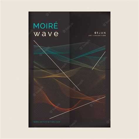 모아레 패턴 배경 무료 벡터