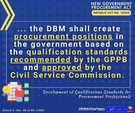 Elevating Public Procurement Development Of Qualification Standards