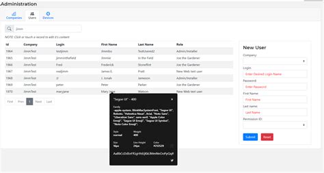 Css Bootstrap Vue Colors And Fonts Difference Between Local And