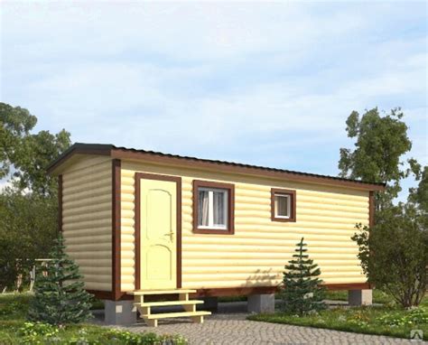 Дачный модульный, мобильный домик "Оптима" Шир: 2400мм; Выс: 2400мм ...
