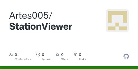 GitHub Artes005 StationViewer