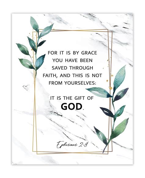 Bible Grace Quotes Grace Upon Grace Bible Verse Of John 1 16 Wall