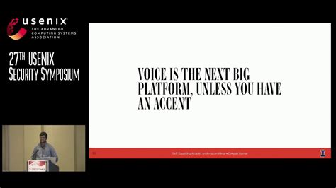 usenix security 18 skill squatting attacks on amazon alexa youtube