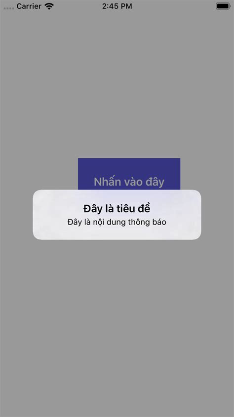 Bài 07 Làm Việc Với Uialertcontroller LẬp TrÌnh 0 KhÓ