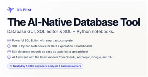 Db Pilot A Beautiful Database Gui Enhanced By Ai Stefano Fago