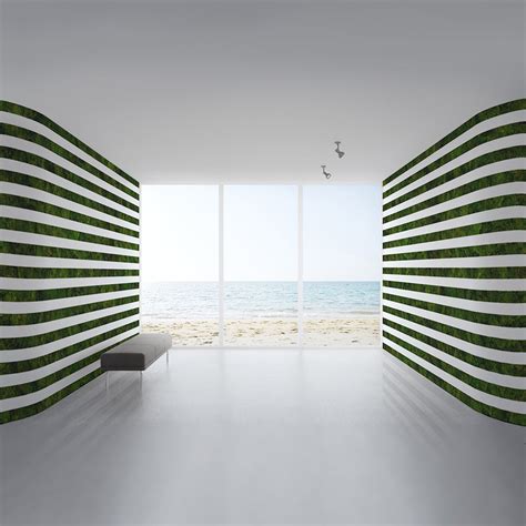 Moss Mural Linear Designs Plant The Future