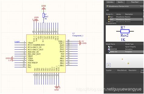 altium designer绘制stm32f103c8t6最小系统原理图 stm32f103c8t6 ad原理图 csdn博客