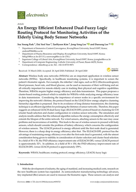 Pdf An Energy Efficient Enhanced Dual Fuzzy Logic Routing Protocol For Monitoring Activities