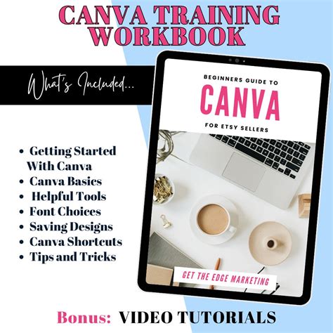 Beginners Guide To Canva How To Canva Design Guide Learn Canva Tutorial Etsy
