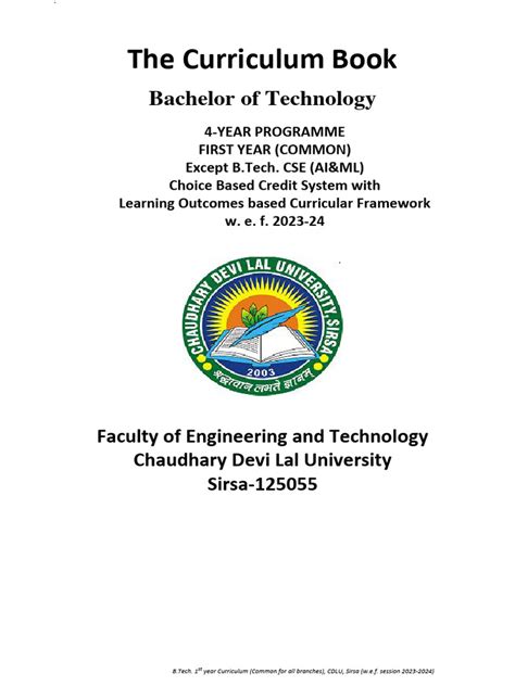 Btech First Year Common 2023 24 7 Pdf Crystal Structure Magnetic Field