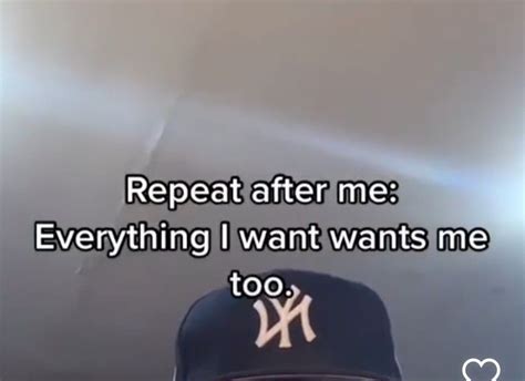 Repeat After Me Everything I Want Wants Me Too