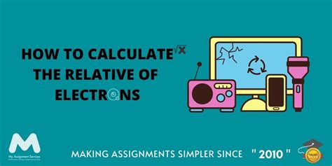 Students Guidebook How To Calculate The Relative Mass Of Electrons