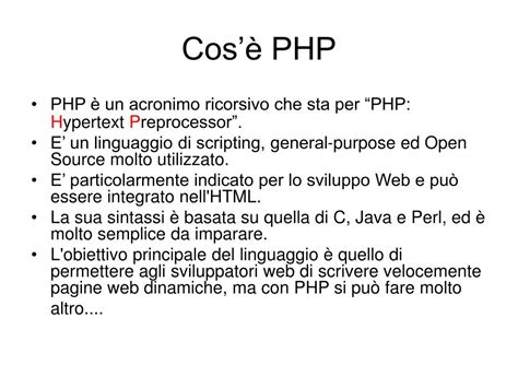 Ppt Il Linguaggio Php Powerpoint Presentation Free Download Id4254973