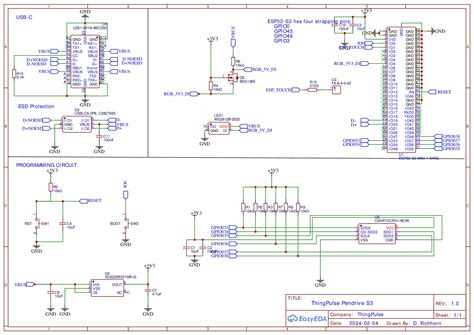 Esp32 S3 Pendrive S3 128mb • Thingpulse
