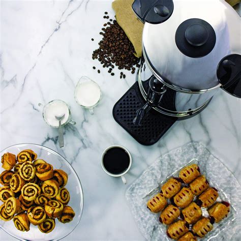 Nesco Cu 50 Professional Coffee Urn 50 Cups Stainless Steel