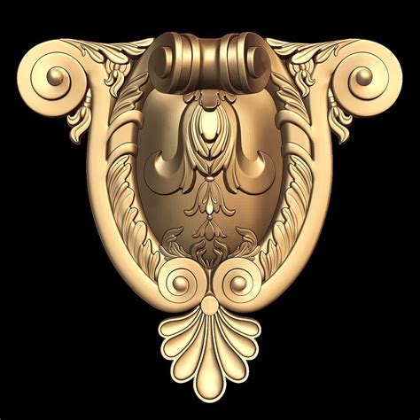 470 Decor Element 3d Stl Model For Cnc 3d Model 8 Stl Free3d