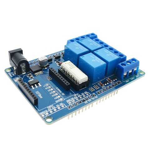 Channel DC V Relay Module Extension Board With Optocoupler Protection Relay Shield V