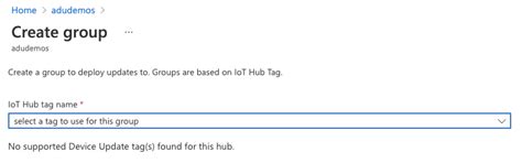Unable To See Azure Device Update Groups In IoT Hub Issue Azure Iot Hub Device Update