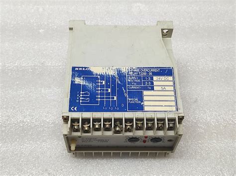 Selco T2200 05 3 Phase Overcurrent Relay 24vdc Mobel Looks