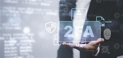 Businessman Hold Cybersecurity Privacy Protect Data 2fa Internet Network Security Technology