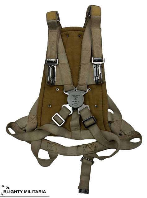 Original Ww2 Rcaf Observer Pattern Parachute Harness In Parachute Equipment