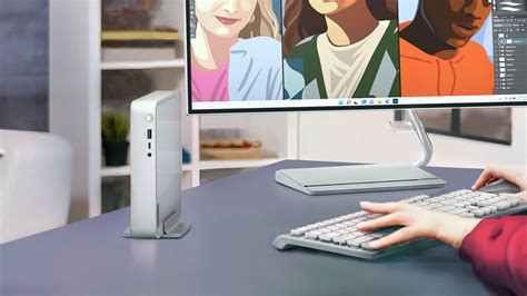 Lenovo Ideacentre Mini I L Desktop Pc Has A Modern Design For Multitasking Projects Key