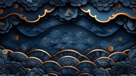 Background With Geometric Pattern Modern Abstract Art Decoration With Line Element Banner In