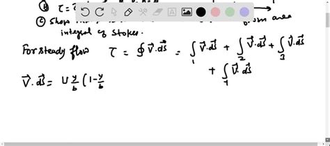 solved consider the pressure driven flow between stationary parallel