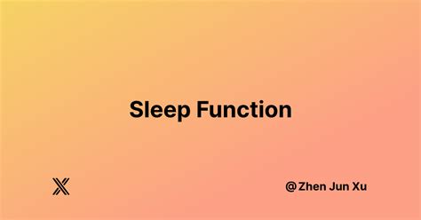 Sleep Function Arlenxs Blog
